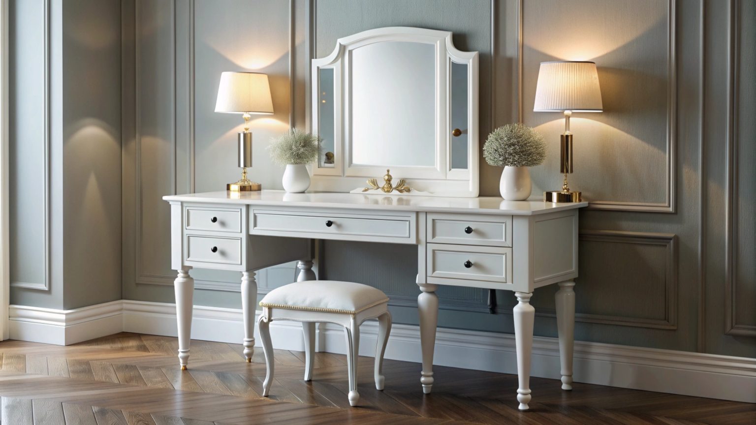 Best Dressing Tables with Mirrors | Aspire Doors Doha, Qatar.